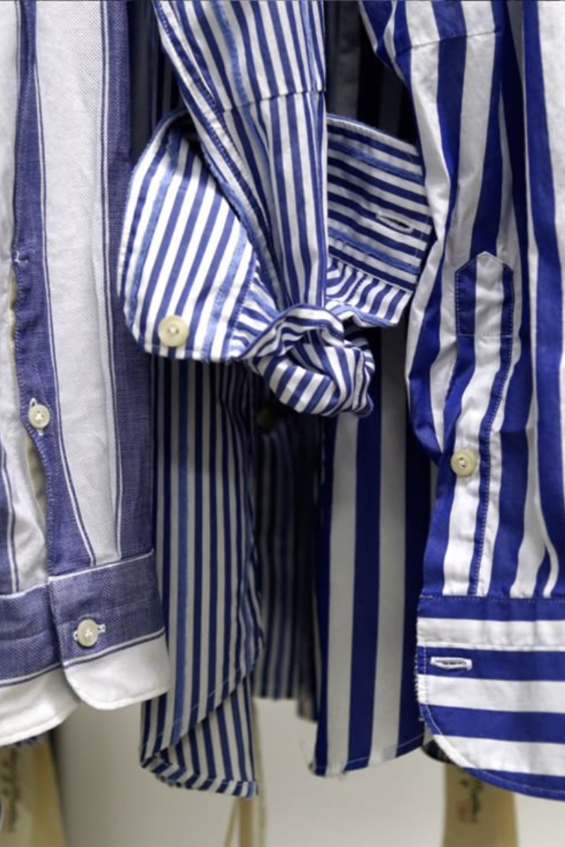 4 Cutesy Ways to Style a Blue and White Button Down Shirt